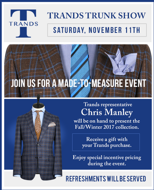 Trands Trunk Show – Ascot Shop